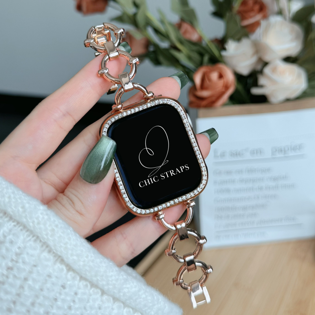 Elevate Your Look with Our Metal Link Bracelet Apple Watch Collection ...