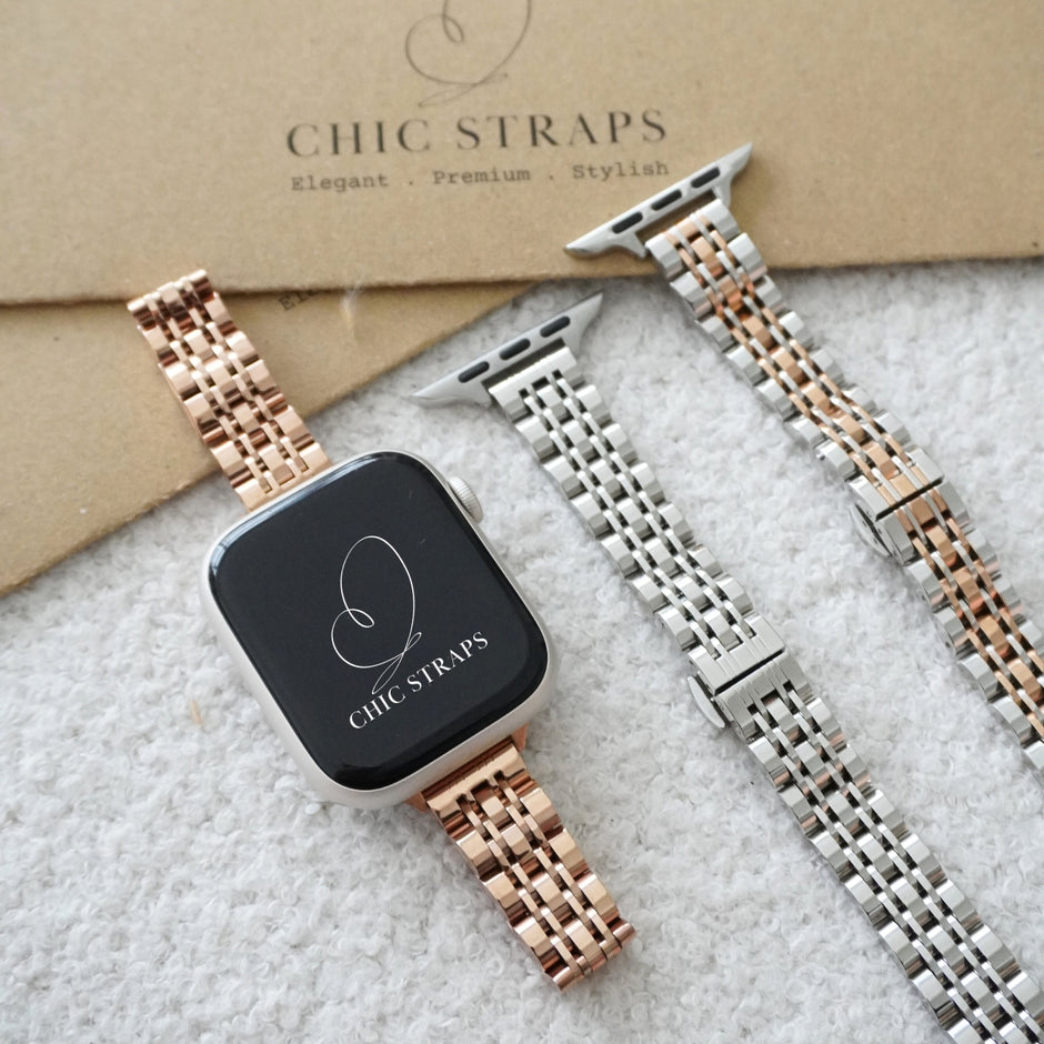 Elevate Your Look with Our Metal Link Bracelet Apple Watch Collection for Women | Shop Online ...